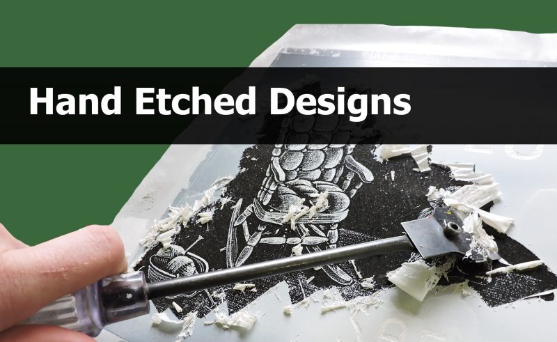 Hand Etched Designs - Patten's Michigan Monument Company