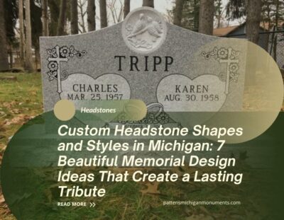 Custom Headstone Shapes and Styles in Michigan: 7 Beautiful Memorial ...